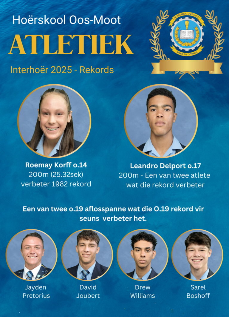 ATLETIEK – Hoërskool Oos-Moot